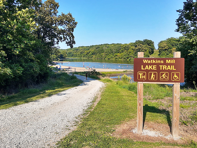 The trail sign promises adventure, the beach delivers relaxation, and somewhere in between is where you'll find your happy place.