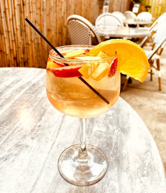 This isn't just sangria&mdash;it's summer captured in a glass, complete with fruit that's having more fun than you are. 