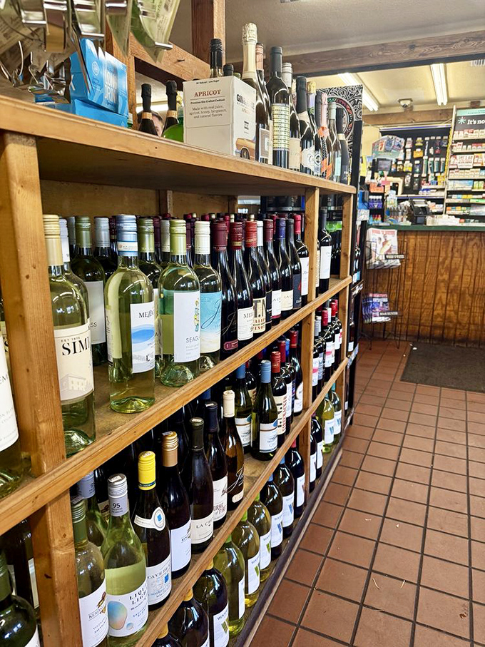 Who says fine wine and barbecue can't be soulmates? Pearl's impressive selection proves country stores know their cabernets as well as their cuts.
