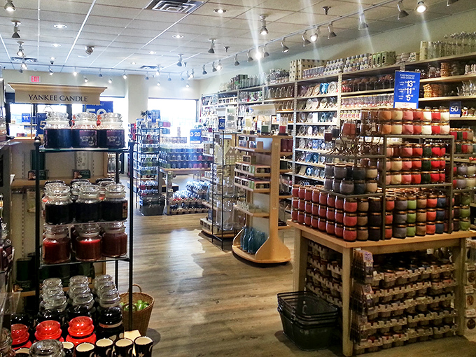 Candle nirvana where your nose takes a journey through seasonal scents&mdash;from "Summer Picnic" to "Grandma's Kitchen" without leaving the store.