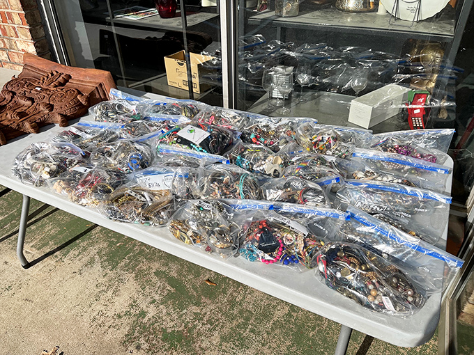 Bags of jewelry waiting to be discovered&mdash;like archaeological digs packaged for convenience, minus the dirt and academic papers.
