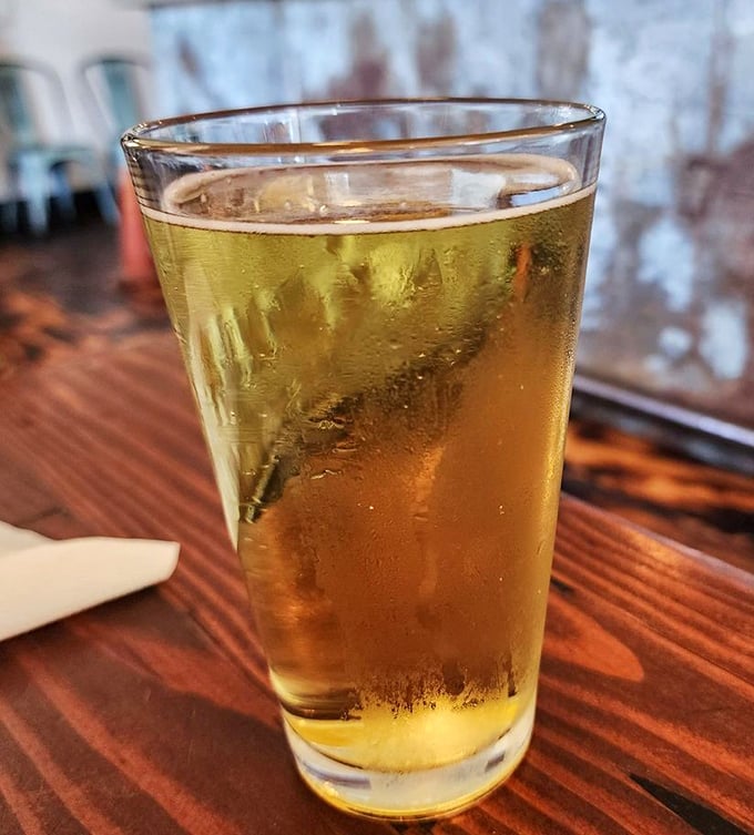 A cold beer at Breakwater isn't just a beverage&mdash;it's nature's perfect palate cleanser between bites of smoky, spicy barbecue goodness.