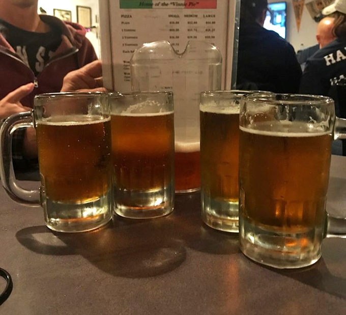 Cold beer and hot pizza&mdash;a combination more perfect than Lennon and McCartney. These frosty mugs are ready for their starring role.