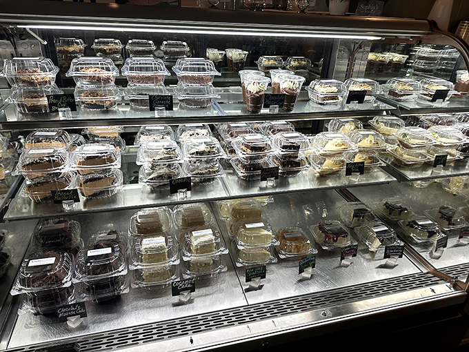 The dessert case &ndash; where willpower goes to die and "I'll just have a bite" becomes the lie we tell ourselves.