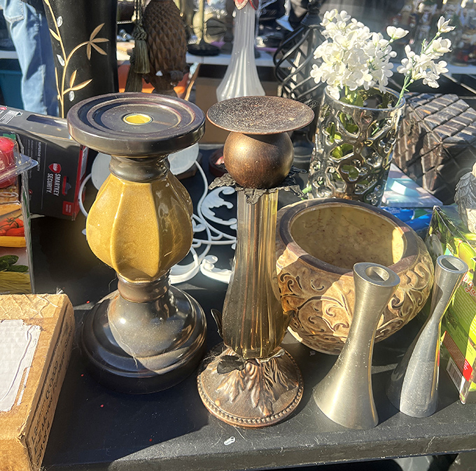 Elegant candle holders promise to transform ordinary evenings into something magical with their warm, flickering glow.