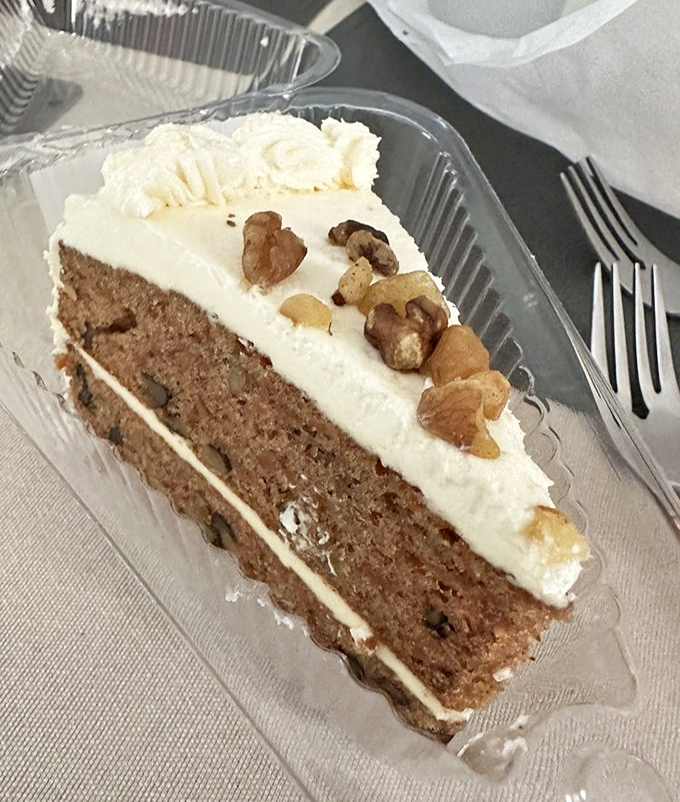 This isn't just carrot cake &ndash; it's what carrot cake dreams of becoming when it grows up. That cream cheese frosting could end arguments.