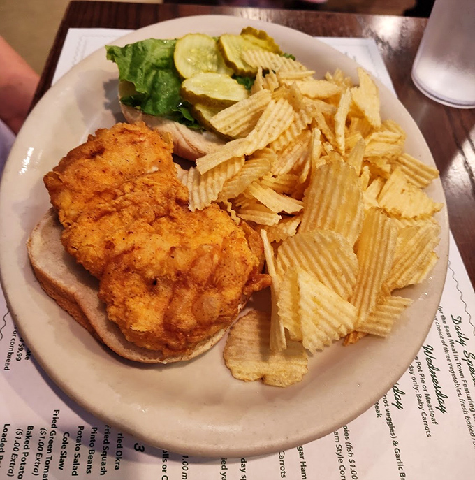 Fried chicken that doesn't need a trendy Nashville hot makeover or Korean-fusion twist. Just perfectly seasoned, gloriously golden, and unapologetically classic.