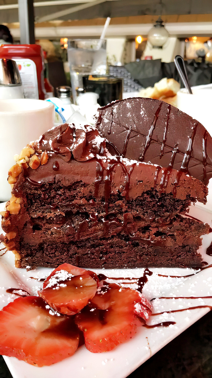 Chocolate cake this decadent should probably require a warning label &ndash; proceed with joyful abandon.