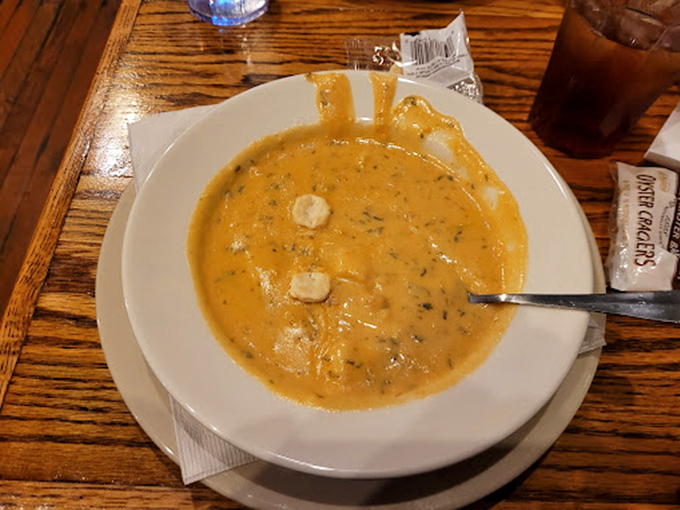 Clam chowder so creamy and loaded, it's like a warm hug from the Atlantic Ocean itself.
