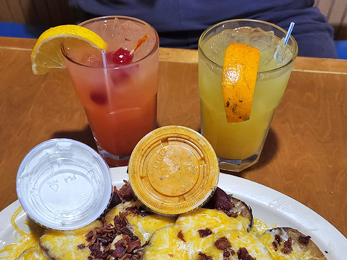 Colorful cocktails that don't need tiny umbrellas to announce they're ready to help you embrace vacation mode.