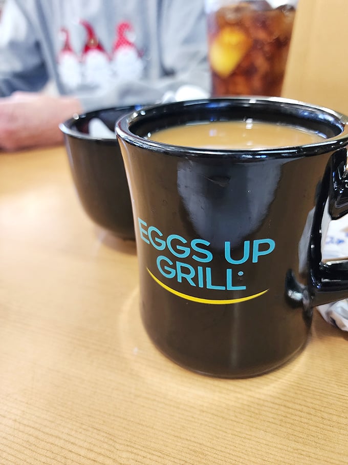 The official morning fuel of Pawleys Island comes in this sturdy mug. Coffee this good deserves its own fan club.