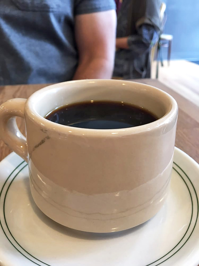 Sometimes the simplest pleasures are the most profound. This isn't just coffee; it's liquid optimism served in ceramic, promising that today might just be wonderful.