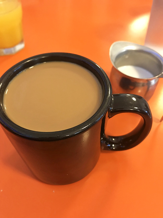 In a world of complicated coffee concoctions, there's something revolutionary about a perfect cup of diner coffee in a sturdy mug. Morning, simplified.