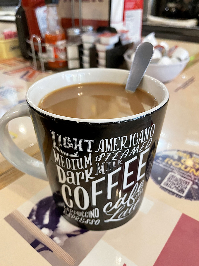 Diner coffee isn't just a beverage&mdash;it's a social contract promising warmth, refills, and the strength to face whatever Tuesday throws at you.