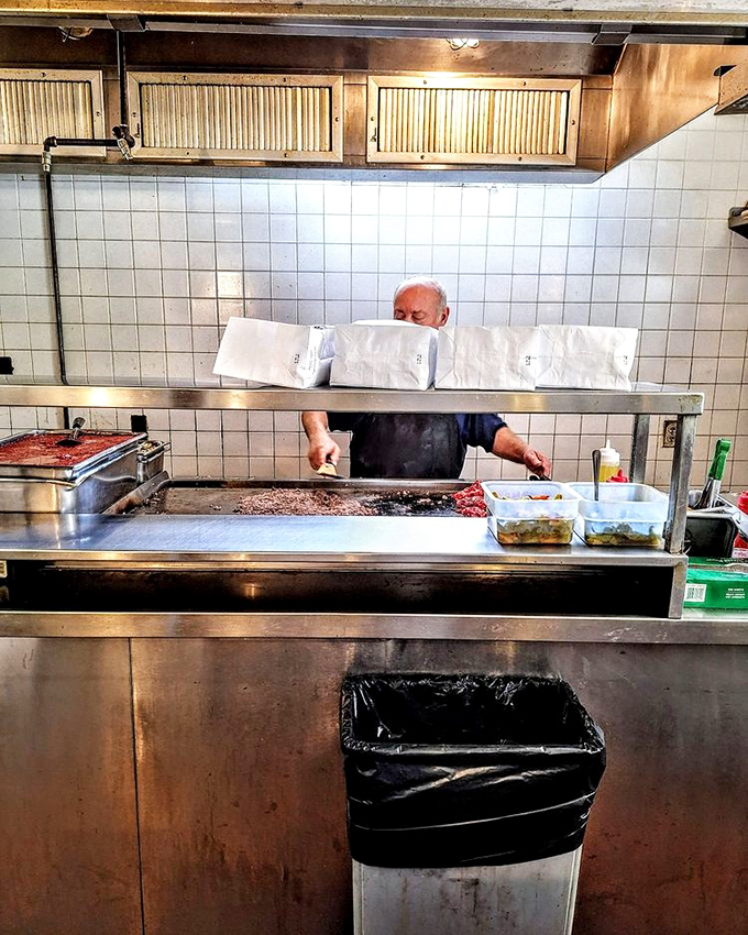 Behind every great sandwich is a kitchen maestro, orchestrating culinary magic with the confidence that comes from decades of practice.