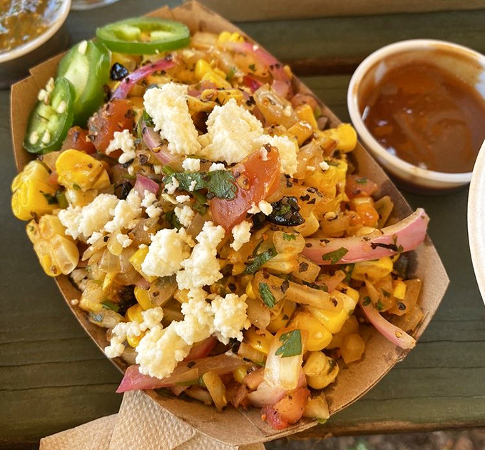 This isn't just corn salad &ndash; it's summer on a plate, with sweet kernels, pickled onions, and crumbled cheese playing a symphony of flavors.