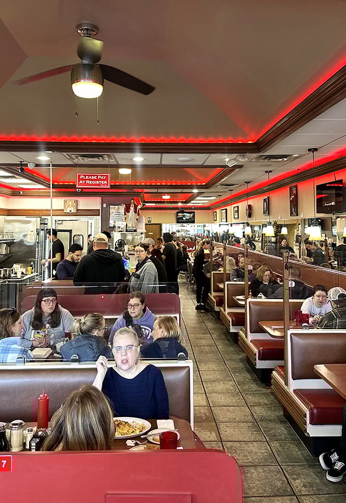 Saturday morning at Charlie's looks like America itself &ndash; diverse, bustling, and united by the universal language of really good breakfast food.