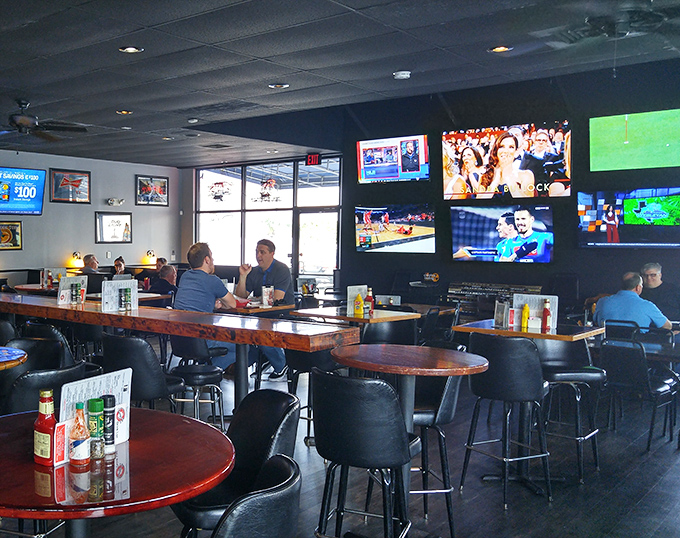 Real people enjoying real food in the kind of authentic atmosphere that can't be manufactured.