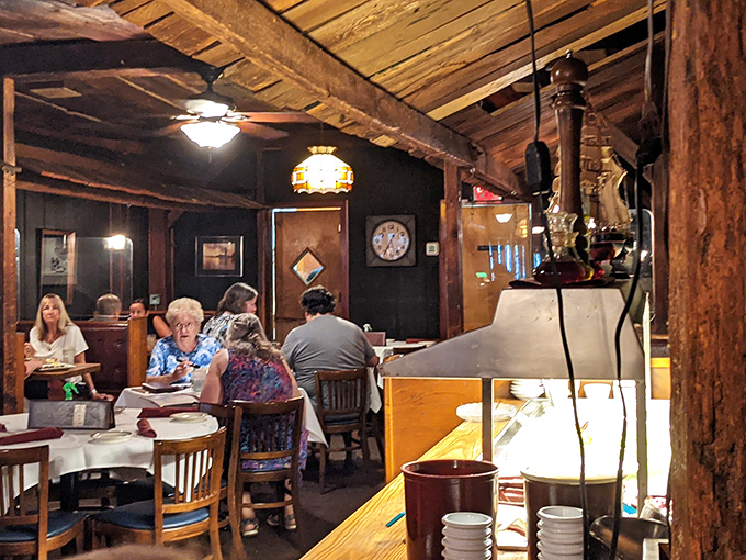 The dining room hums with the satisfied murmurs of regulars who've been coming here for decades&mdash;the surest sign of excellence.