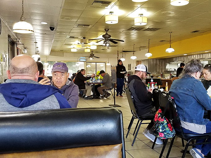 The breakfast crowd&mdash;a cross-section of Stockton life united by the universal language of "pass the syrup" and "more coffee, please."