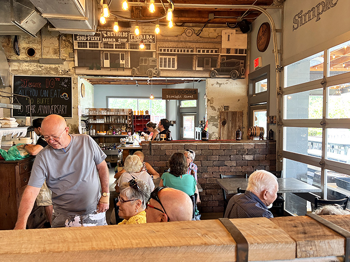 The dining room hums with the universal language of satisfied customers &ndash; that quiet murmur punctuated by occasional "mmms" and clean plates.