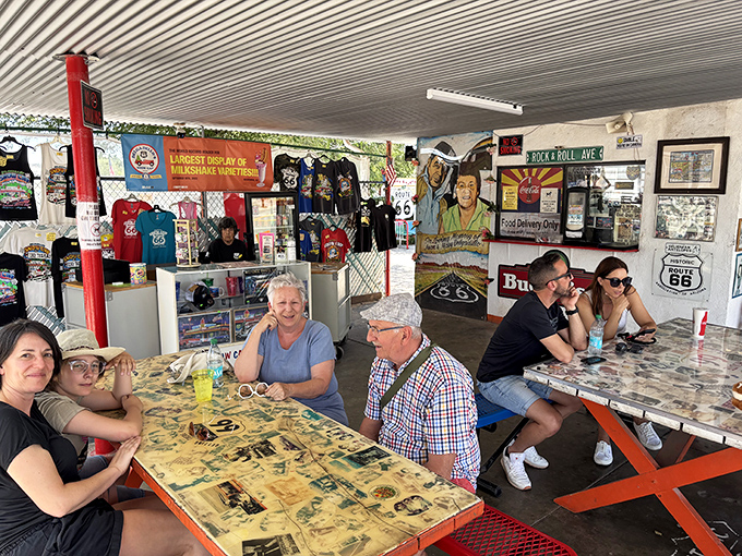 Strangers become friends over burgers and fries. The Snow Cap doesn't just serve food; it serves connections across generations and geography.