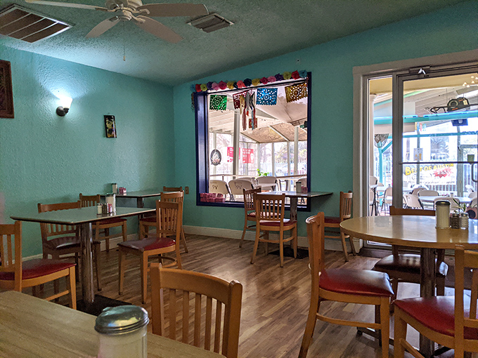The dining room feels like it's been waiting just for you &ndash; simple, honest, and bathed in natural light that makes even Monday mornings bearable.
