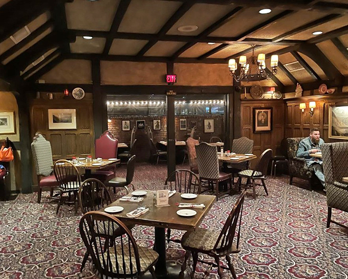 Dining rooms that feel like you've stepped into a medieval great hall, minus the jousting but with significantly better table service.