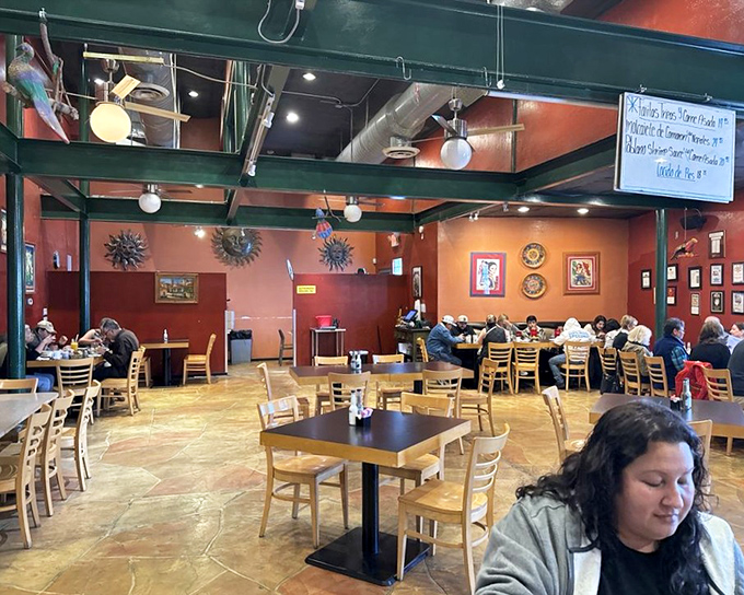 The dining room hums with the universal language of satisfaction—forks meeting plates and conversations punctuated by appreciative sighs.