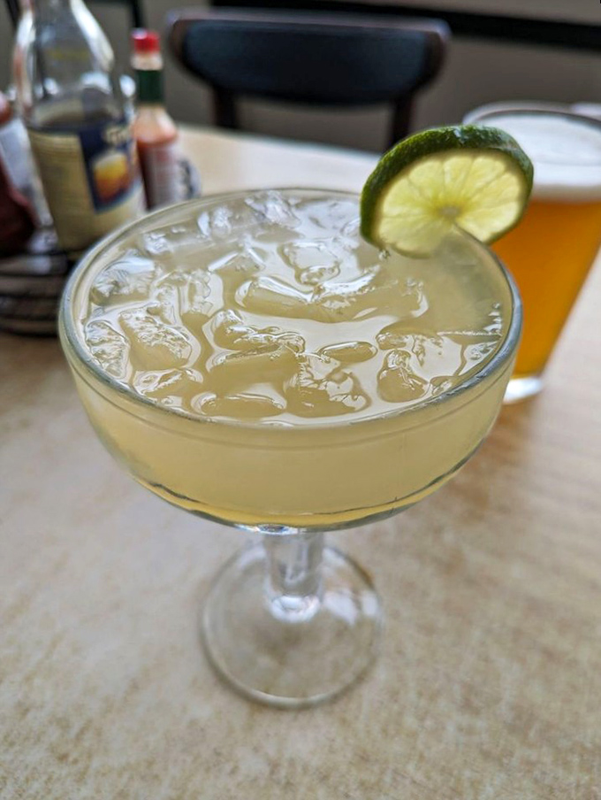 A margarita that sparkles like the nearby Pacific&mdash;the perfect liquid companion to a parade of seafood delights.