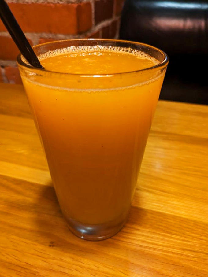 That's not just orange juice – it's liquid sunshine in a glass, the kind of vibrant refreshment that makes mornings bearable again.