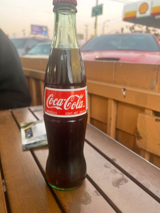 Nothing complements barbecue quite like an ice-cold Mexican Coke in a glass bottle. That real cane sugar makes all the difference.
