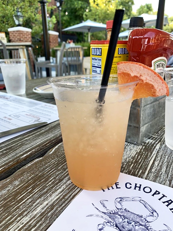 The famous Orange Crush&mdash;Maryland's unofficial summer cocktail&mdash;bringing sunshine to your table regardless of the weather forecast outside.