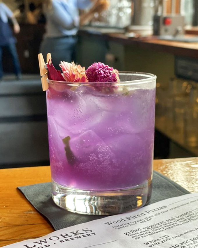 This vibrant purple cocktail isn't just a drink, it's a conversation piece&mdash;floral, refreshing, and guaranteed to brighten your Instagram feed.