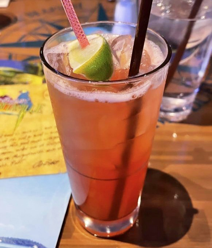 When BBQ brings the heat, this refreshing cocktail with its lime garnish offers the perfect cooling counterpoint.