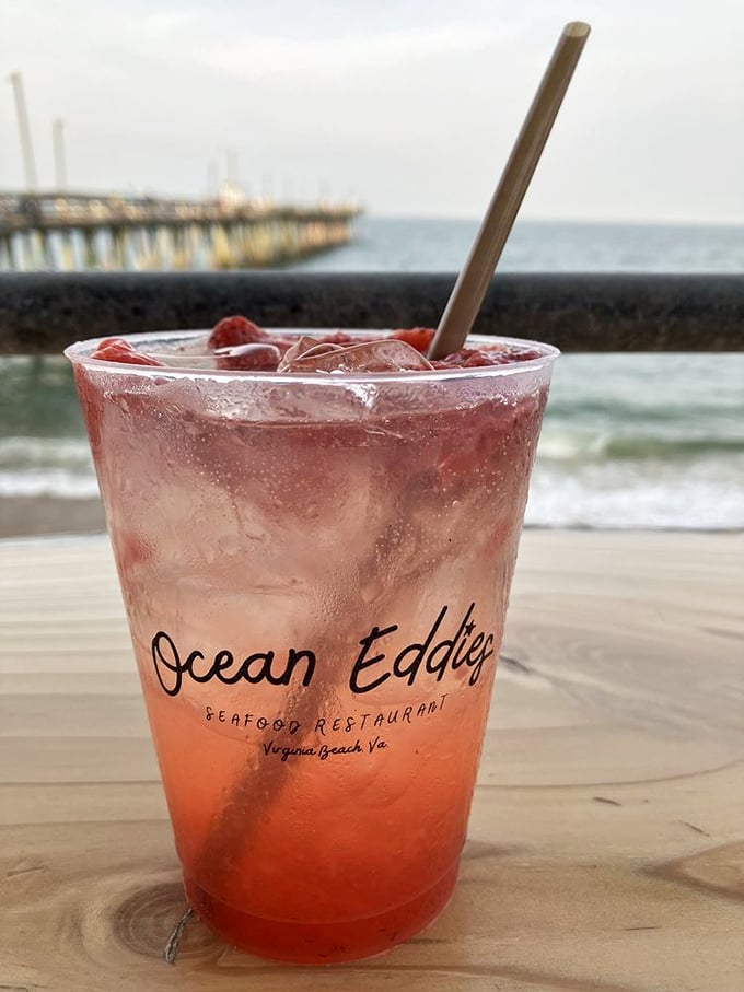 Local brews and coastal cocktails that pair with seafood like Sinatra paired with swing music.