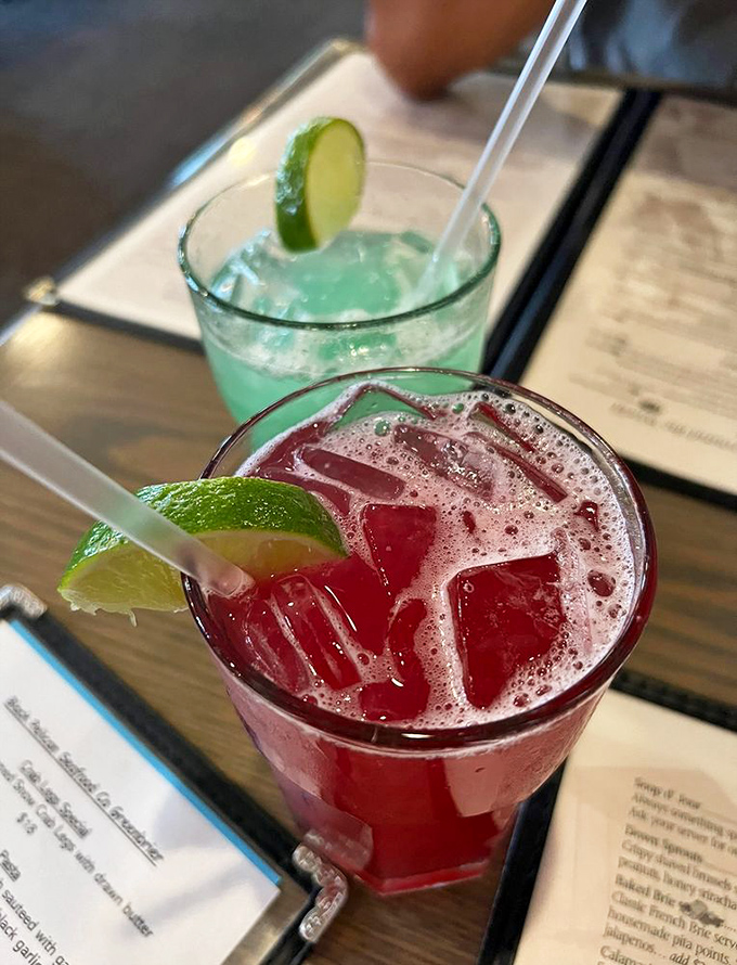 Cocktails that match the coastal vibe&mdash;vibrant, refreshing, and guaranteed to wash away whatever stress you brought through the door.