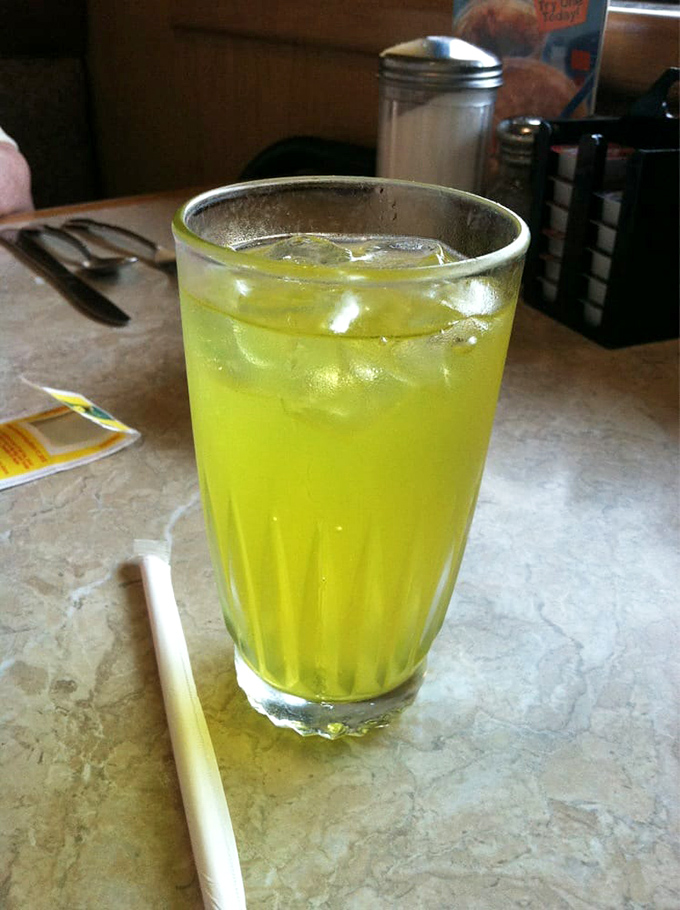 That vibrant lemonade isn't just a beverage&mdash;it's liquid sunshine in a glass, the perfect counterbalance to a plate of savory breakfast indulgence.