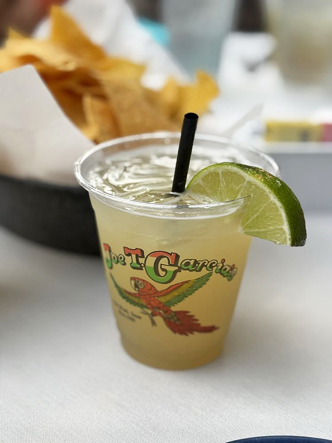 The famous tortilla soup in all its glory&mdash;a bowl of liquid sunshine garnished with lime and the promise of a better day.
