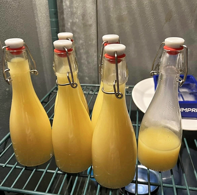 Those swing-top bottles aren't just for show&mdash;they're holding liquid gold. Homemade limoncello that tastes like Italian sunshine in a glass.