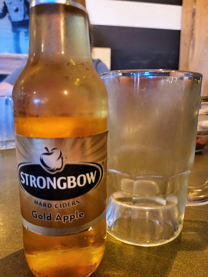 Strongbow Gold Apple Cider &ndash; because sometimes you need a crisp, refreshing break from all that beer research you've been conducting.