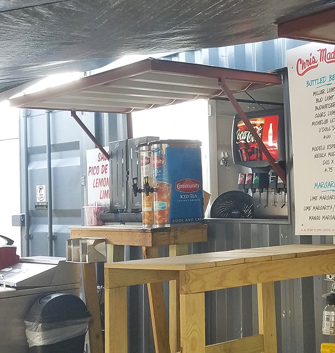 Quench your thirst at the drink station – because tackling these burgers requires proper hydration planning.