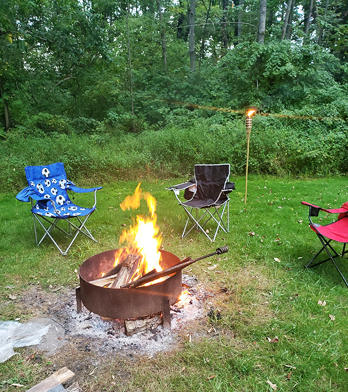Campfire magic: where ghost stories get told and marshmallows meet their delicious demise. The original social network, no Wi-Fi required.