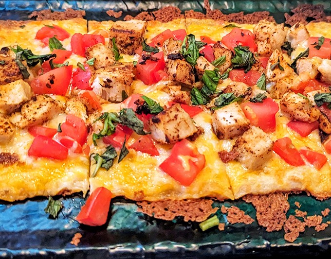 This flatbread proves that Irish pubs can do more than traditional fare&mdash;fresh tomatoes and herbs bring Mediterranean sunshine to the Emerald Isle's outpost.