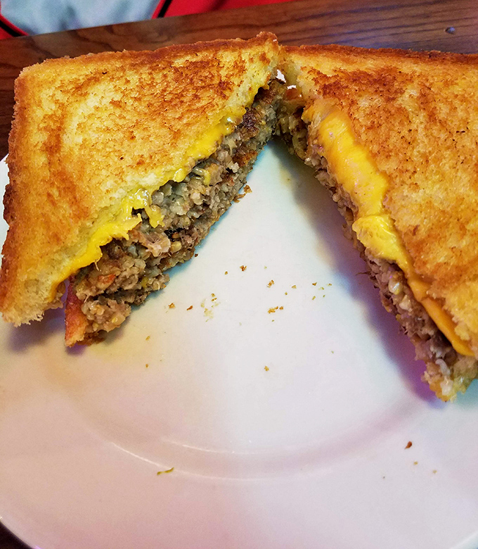 Not your childhood grilled cheese&mdash;this grown-up version hides a savory secret between perfectly toasted bread that crackles with each heavenly bite.