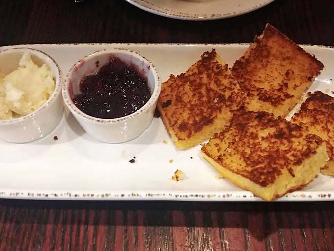 Cornbread that walks the perfect line between cake and bread &ndash; the Switzerland of barbecue sides, but with more butter.