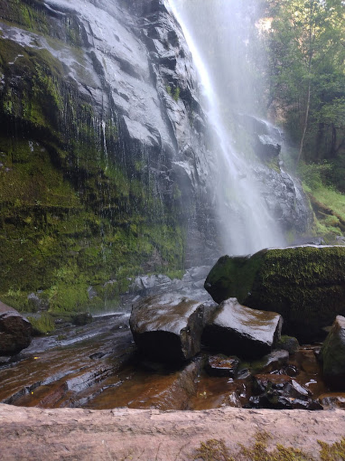 Up close, you can almost taste the fresh mountain air and feel the cool mist kissing your cheeks.