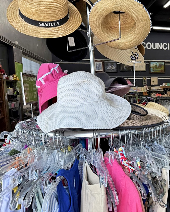 From Sevilla souvenirs to beach-ready sun protection, the hat selection offers headwear solutions for every California adventure.
