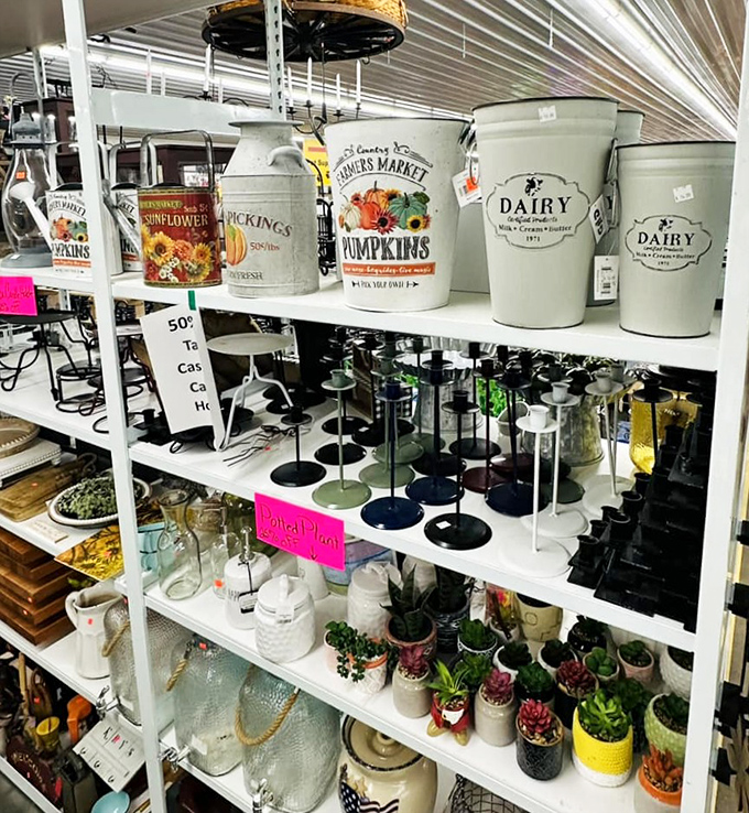 Farmhouse chic before HGTV made it cool. These decorative containers transform "storing stuff" into "curating a lifestyle."