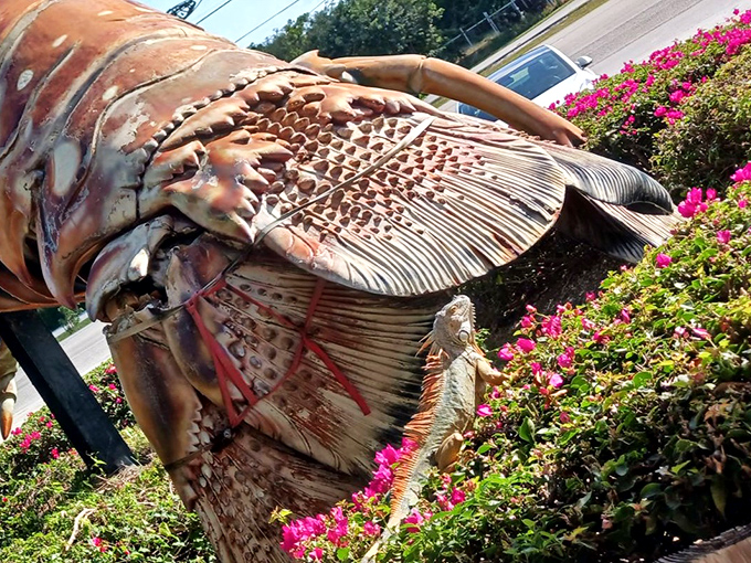 This historical sign reveals Betsy's impressive credentials: created by sculptor Richard Blaze, she's the second-most photographed attraction in the Keys.
